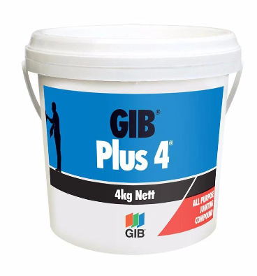 GIB COMPOUND PLUS 4 4LTR TUB (4KG) | Warehouse Building Supplies