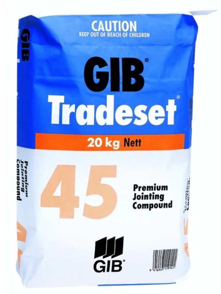GIB TRADE SET 45min 20kg BAG | Warehouse Building Supplies